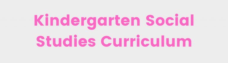 Free Kindergarten Homeschool Curriculum (Full Schedule)
